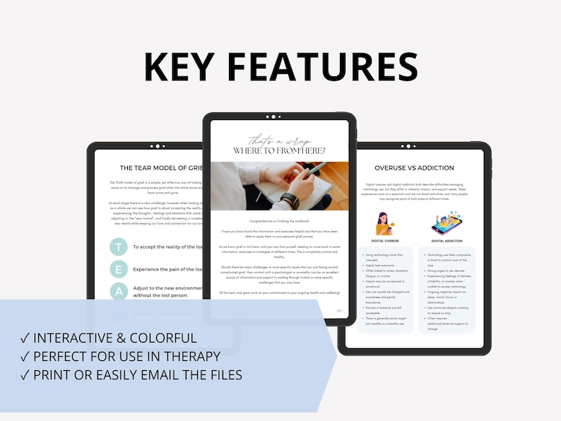 Coping Skills Therapy Mega Bundle With Grief, Stress & Emotional ...