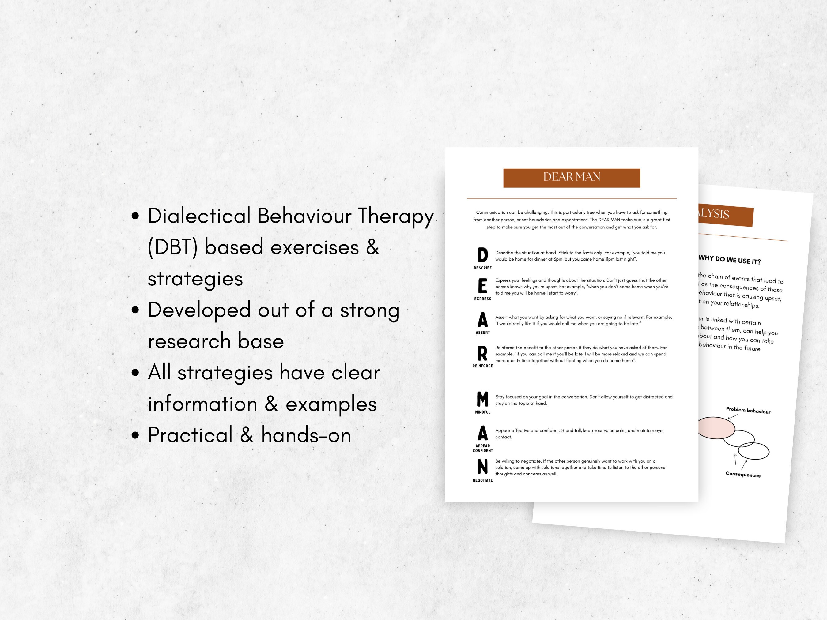 Dialectical Worksheets Therapist Resource, Core DBT Skills Therapy ...