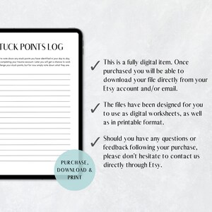 Stuck Points Therapy Worksheets Bundle | CPT Therapy | CBT Worksheets ...