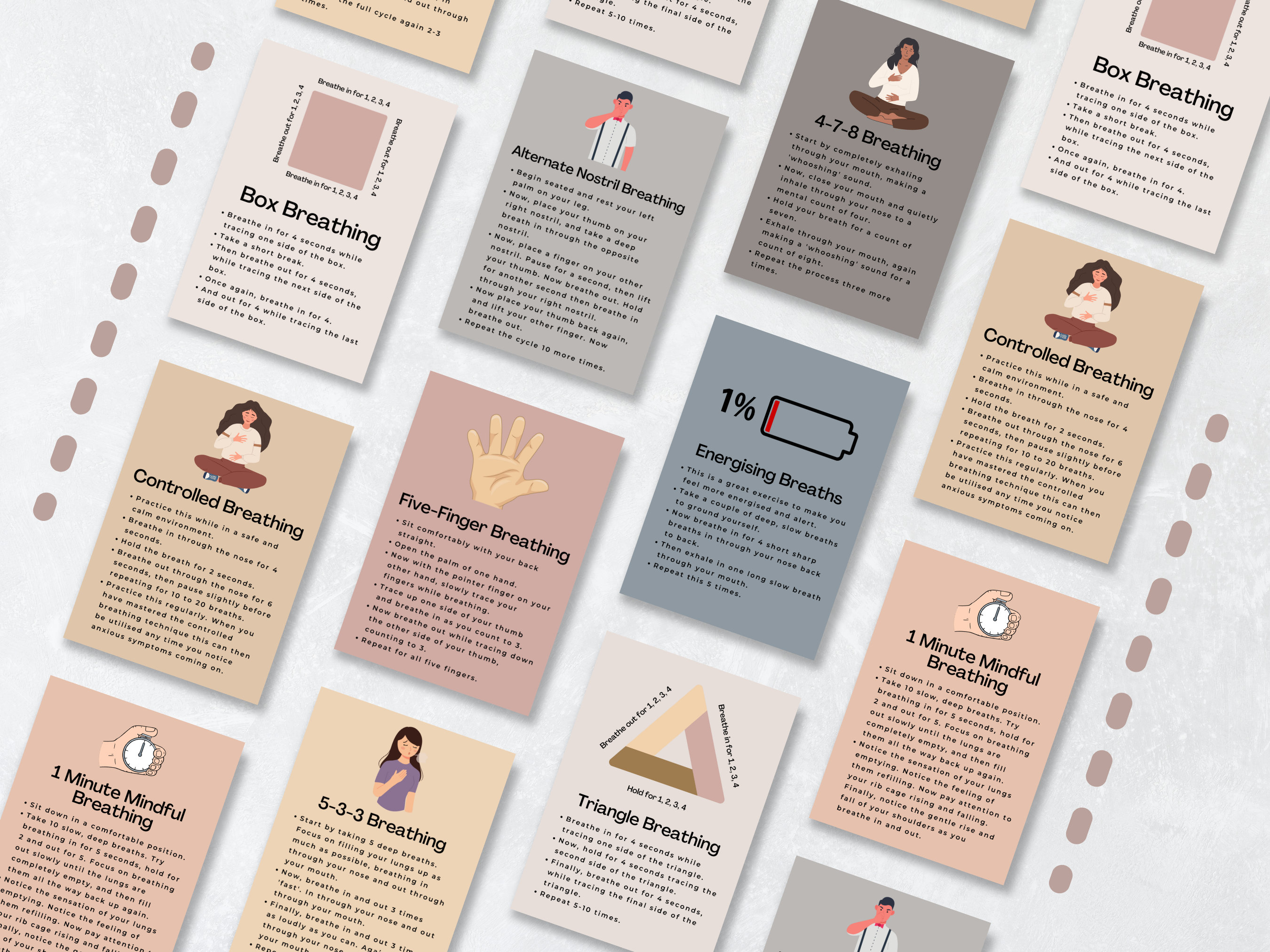 Mindful Breathing Bundle for Teens & Adults Mindfulness Breathing ...