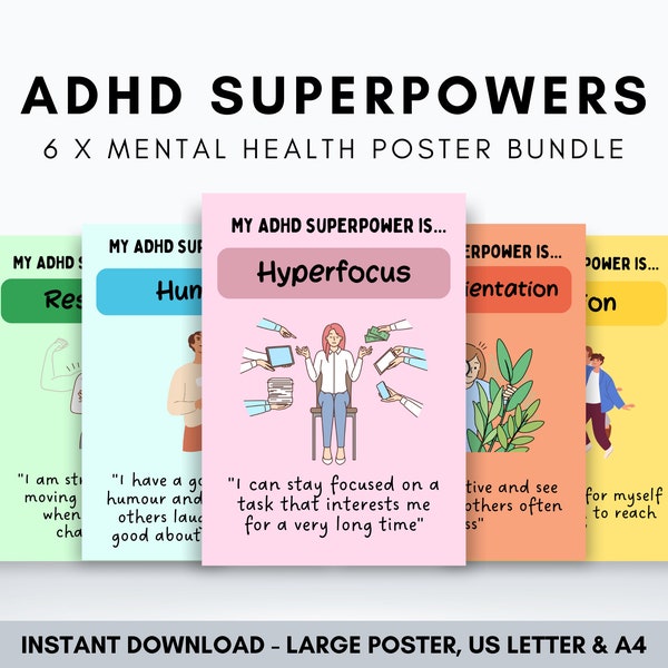 Adhd Posters - Etsy