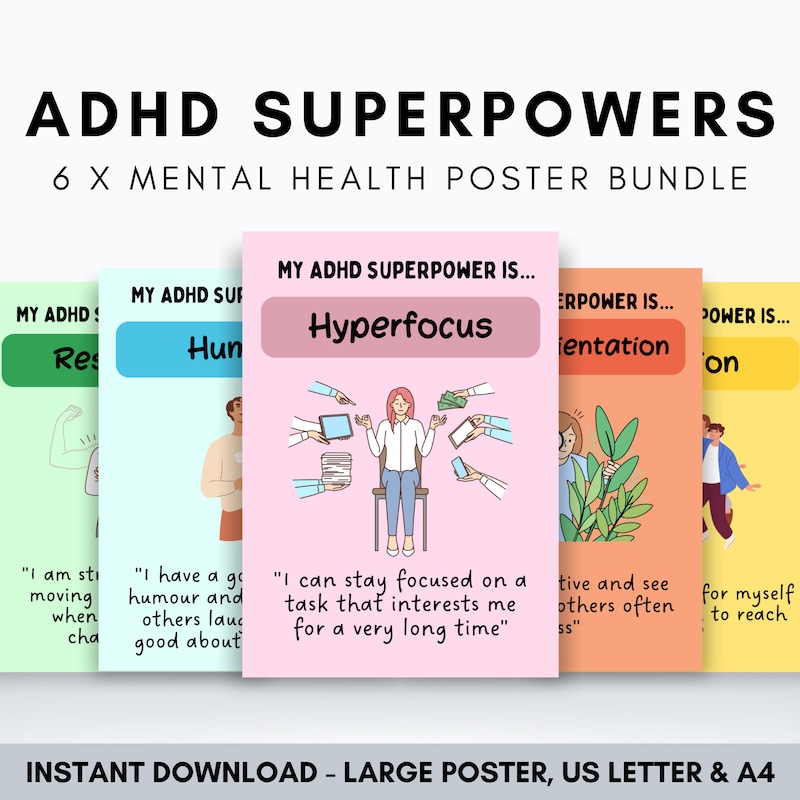 Adhd Posters - Etsy