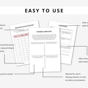 Job Search Worksheets Bundle: Resume, Interview Prep (printable ...