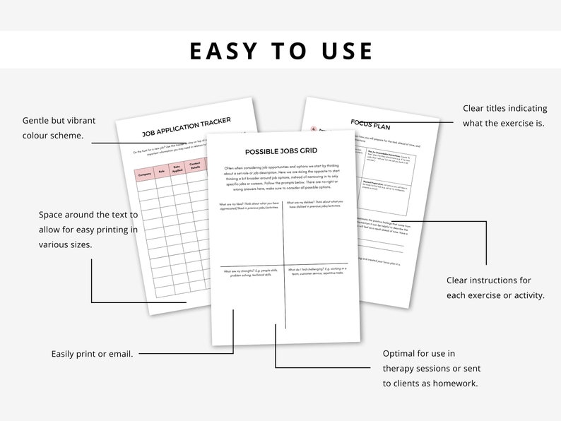 Job Search Worksheets Bundle: Resume, Interview Prep (printable ...