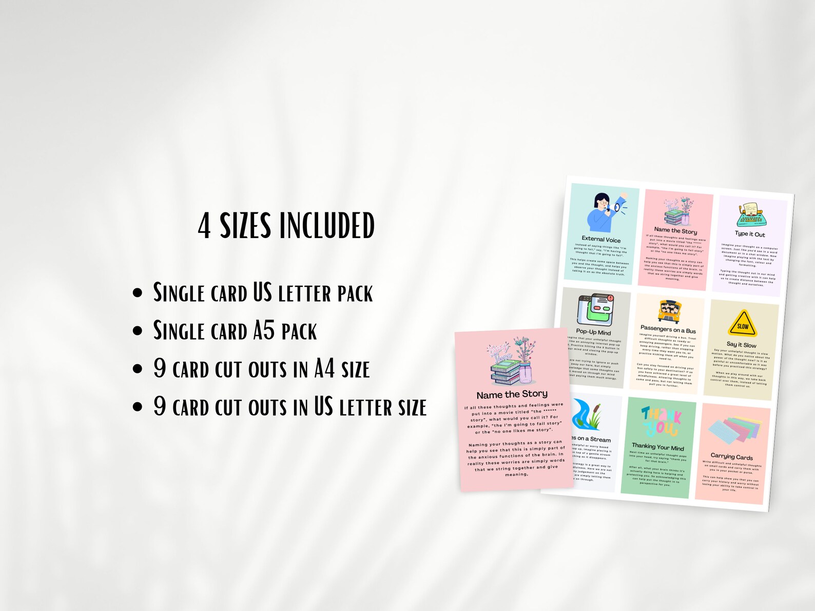 Teen Coping Skills Cards Bundle | Anxiety Coping Cards for Teens ...