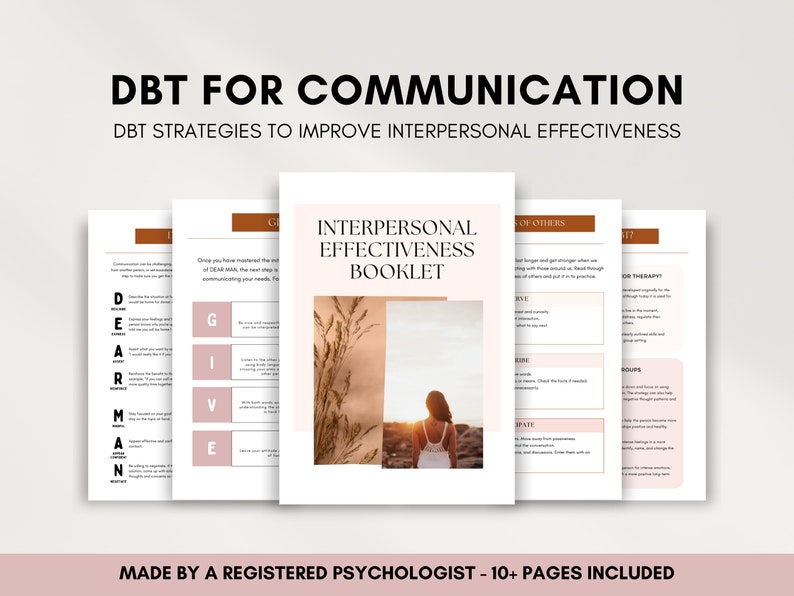 DBT Worksheets for Communication Skills, Healthy Boundaries for Adults ...