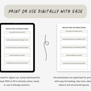 Reacting Vs Responding Worksheets for Couples Therapy and Marriage ...