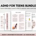 ADHD Worksheets Mega Bundle for Kids | ADHD Planner Printable Workbook ...