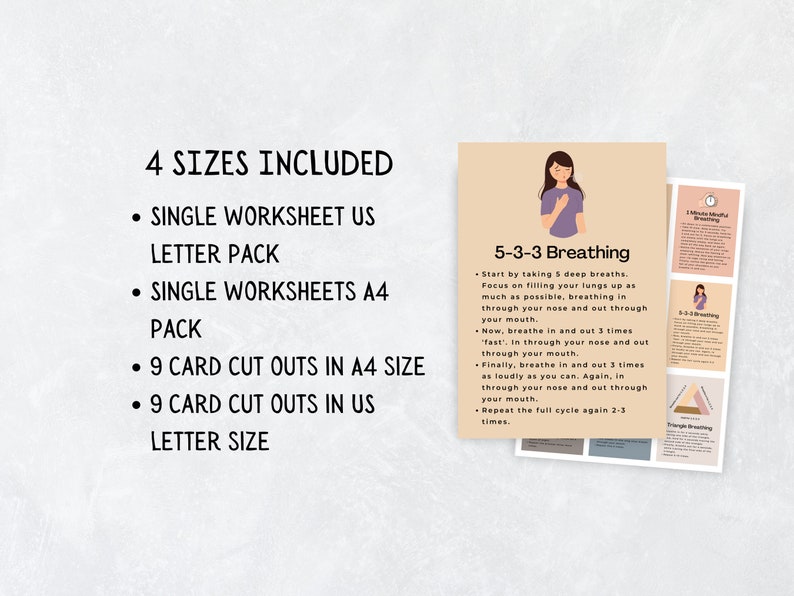 Mindful Breathing Bundle for Teens & Adults Mindfulness Breathing ...