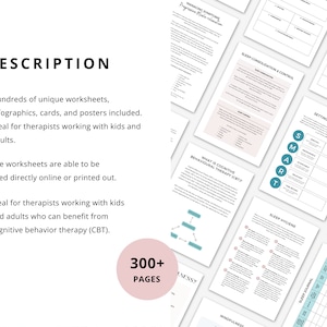 CBT Mega Bundle Lifetime Shop Access for Therapist or Counselor, CBT ...