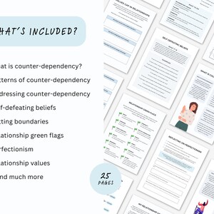 Counter Dependency Worksheets Bundle for Addressing Counter-dependency ...