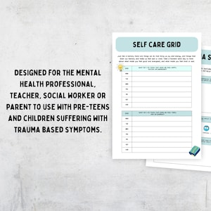 PTSD Worksheets for Kids | Kids Trauma Therapy Cards & PTSD Coping ...