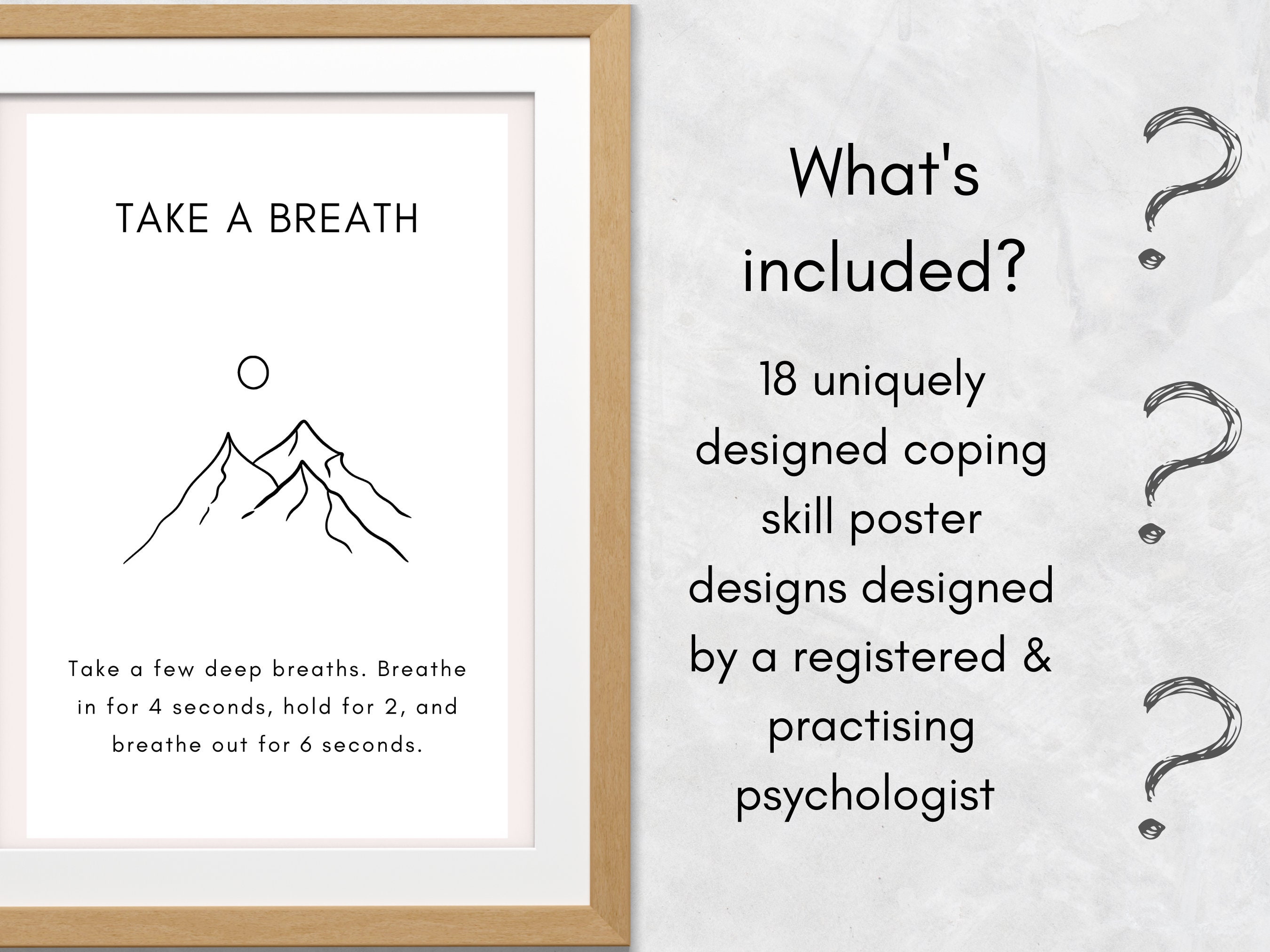 Coping Skill Posters for Kids, Anxiety for Teens, Mindfulness for ...
