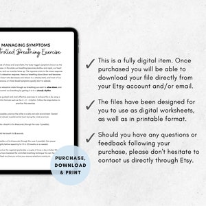 CBT for Eating Disorders Worksheets: Therapy Handouts (printable ...