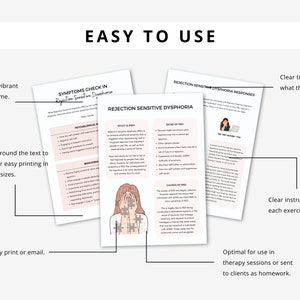 RSD Management Guide: Self-esteem & People Pleasing Worksheets (digital ...