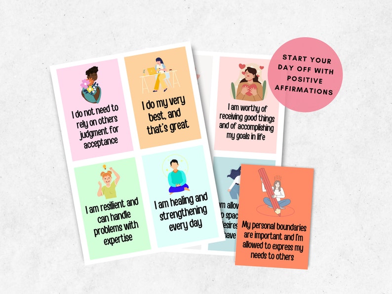 ADHD Worksheets Mega Bundle Anxiety Coping Skills Positive Affirmation ...