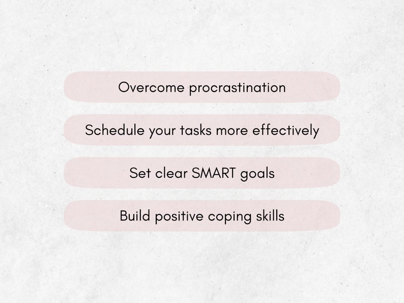 ADHD Chore Chart and Checklist Bundle, ADHD for Teens, Procrastination ...