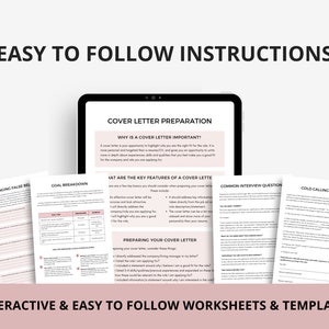Job Search Worksheets Bundle: Resume, Interview Prep (printable ...