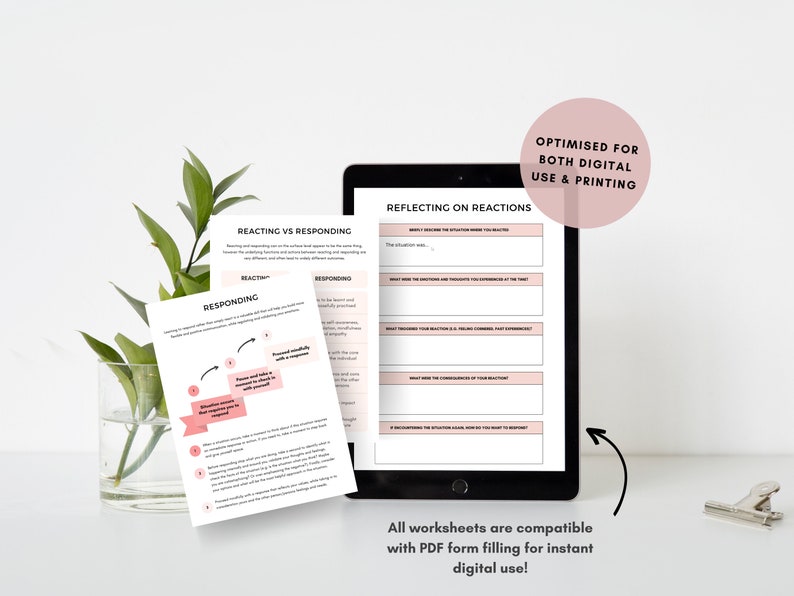Reacting Vs Responding Worksheets, Interpersonal Communication Skills ...
