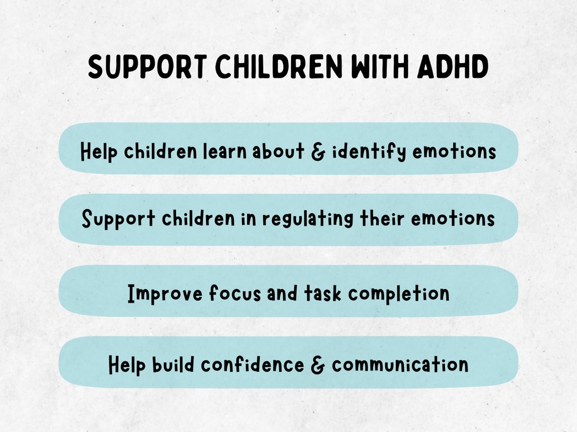 ADHD Worksheet for Kids ADHD Coping Skills for Kids Bundle ADHD ...