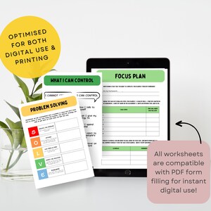 Kids ADHD Toolbox Bundle | ADHD for Kids Planner Worksheets | Children ...