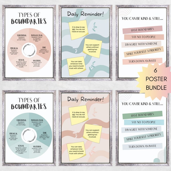 Boundaries Poster - Etsy UK