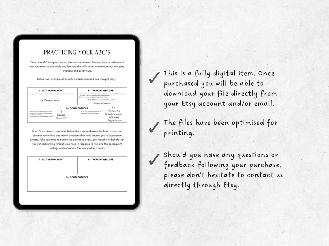 CPT Trauma Account & Stuck Points Bundle Trauma Worksheets Trauma ...