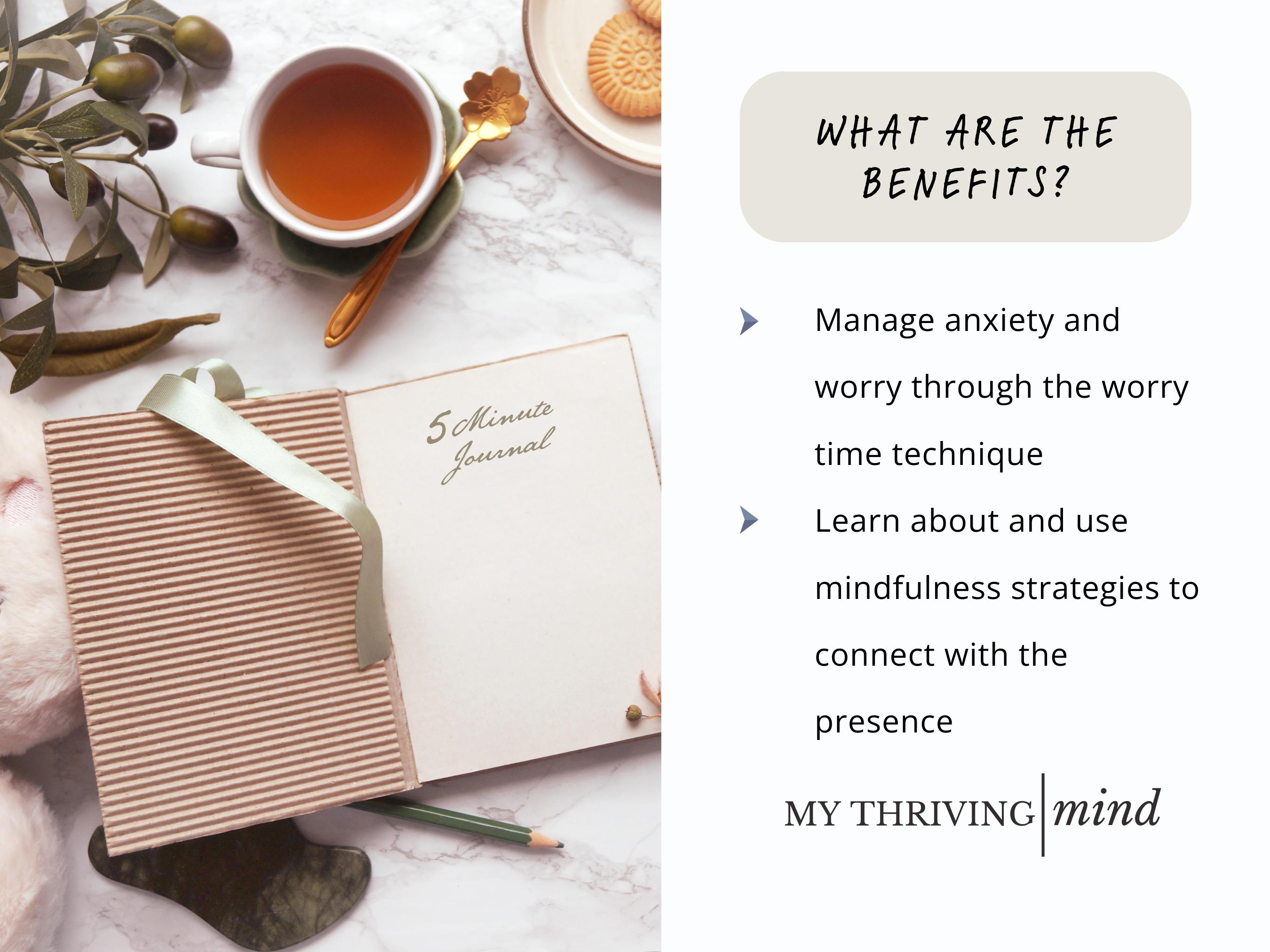 Anxiety Worksheets for Managing Worry and Stress, Postpone Worries With ...