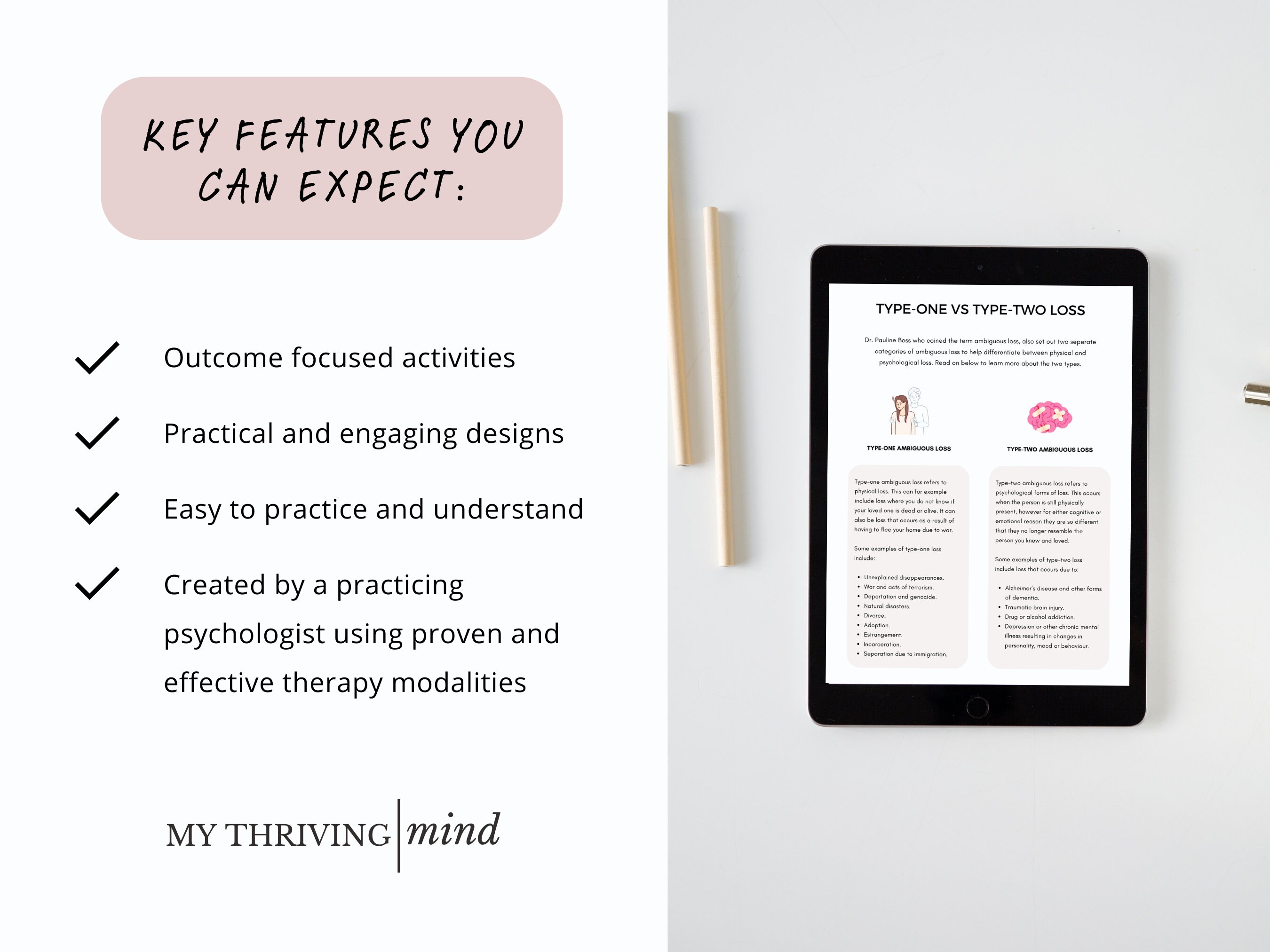 Ambiguous Loss Worksheets for Understanding Ambiguous Grief and Loss ...