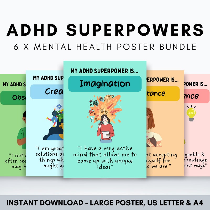 Adhd Posters - Etsy