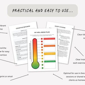 SUDS Therapy Worksheets for Measuring Anxiety, Overwhelm and Distress ...
