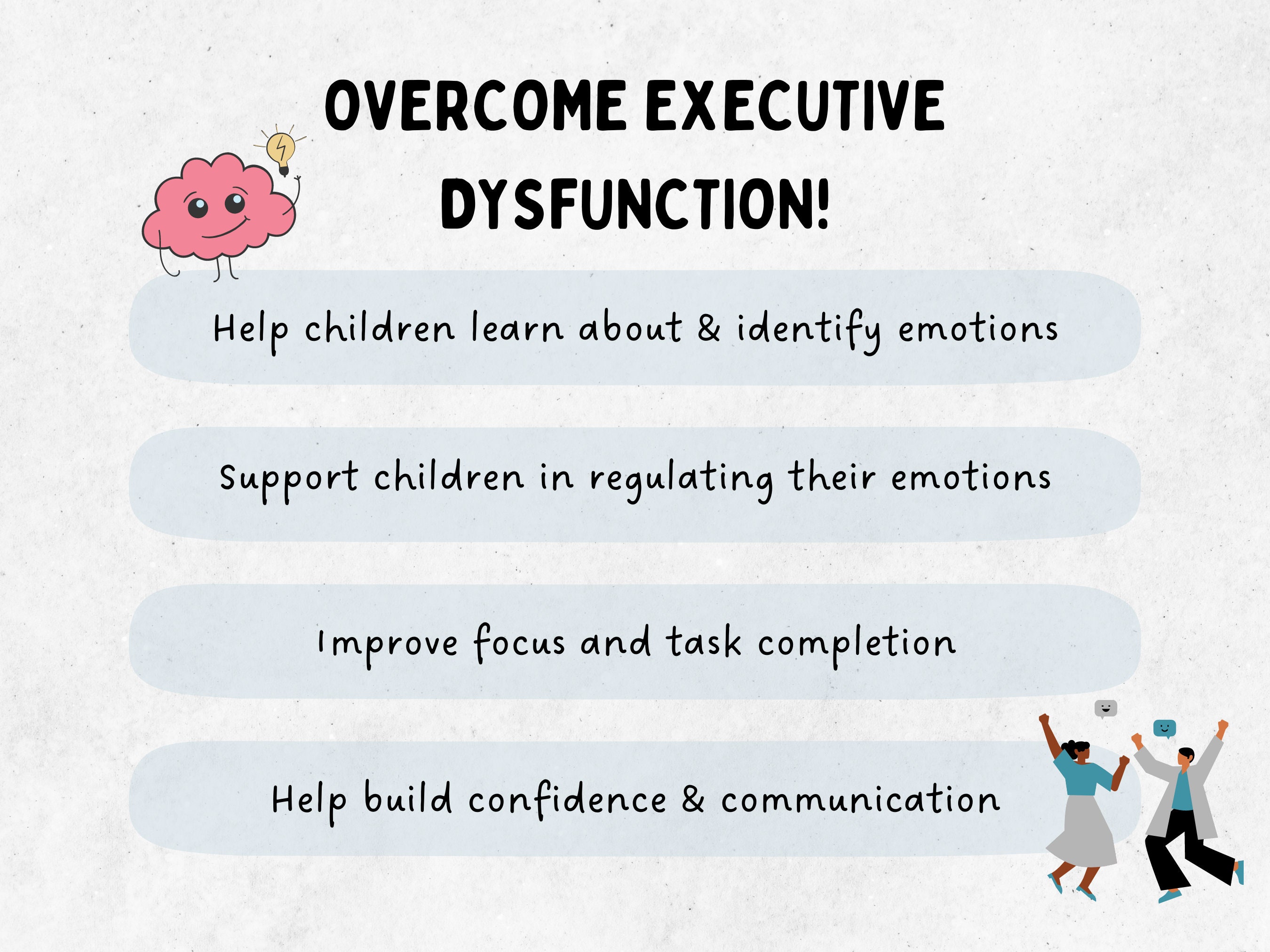 Executive Dysfunction Strategies Bundle for Kids Executive Function ...