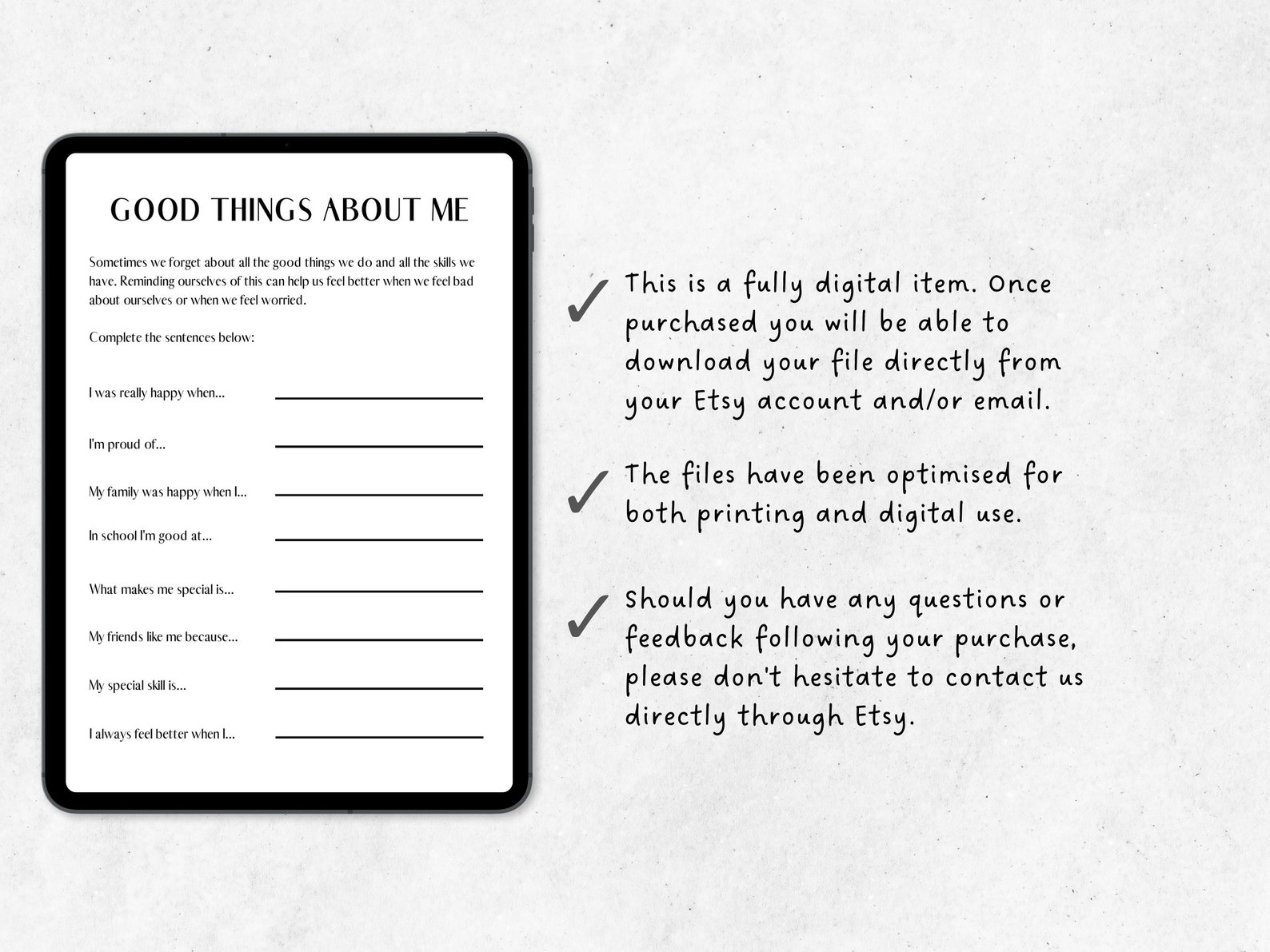 Art Therapy Activities For Kids Coping Skills Worksheet Etsy