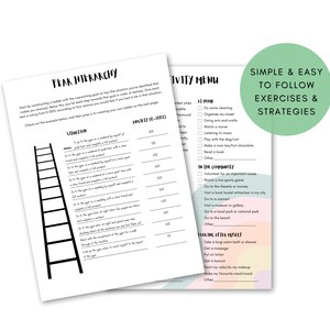 CBT Worksheets for Teens Bundle | CBT Worksheets Anxiety Bundle | CBT ...