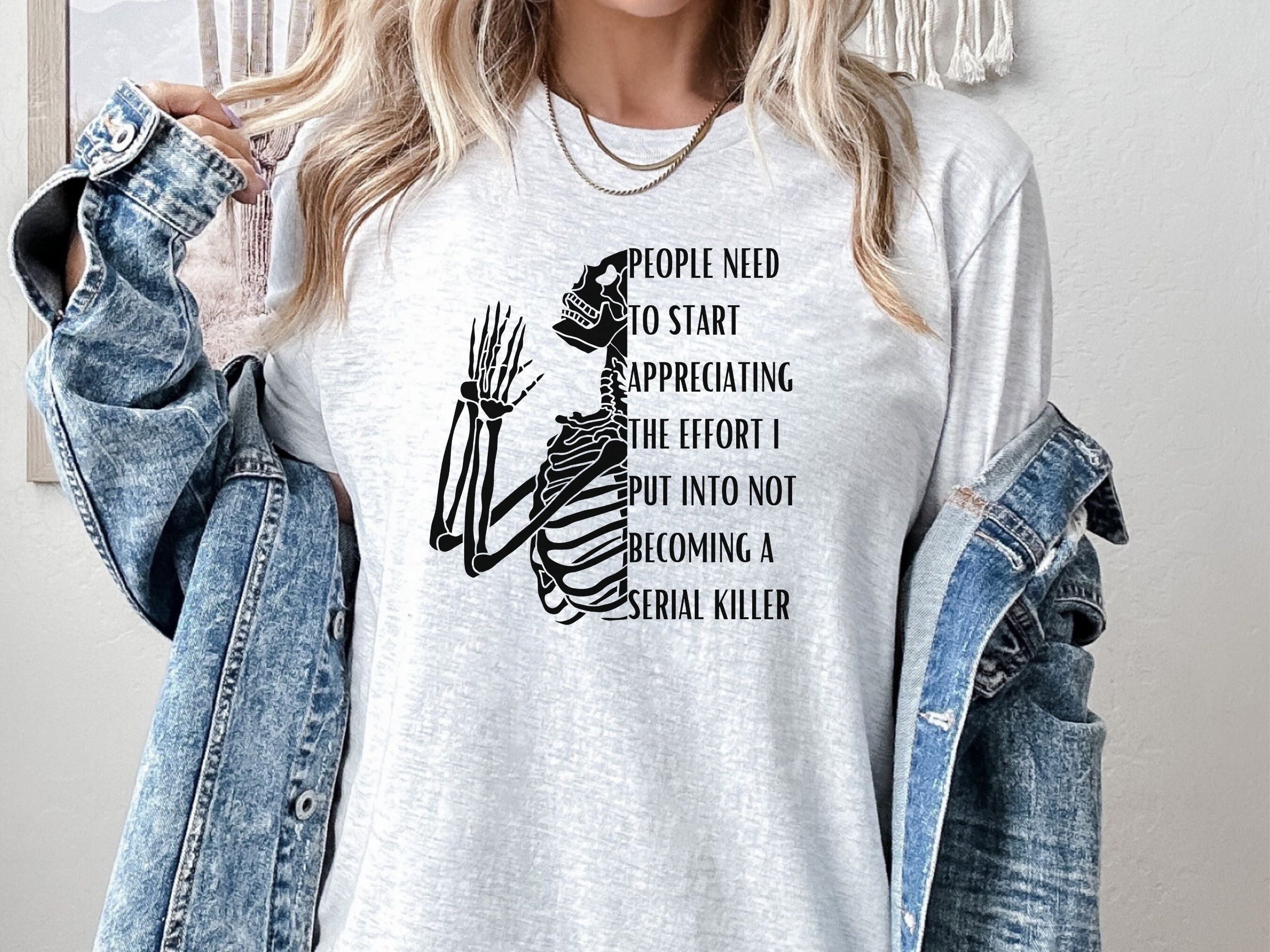 Becoming a Serial Killer T-shirt, Murder Mystery, True Crime Shirt ...