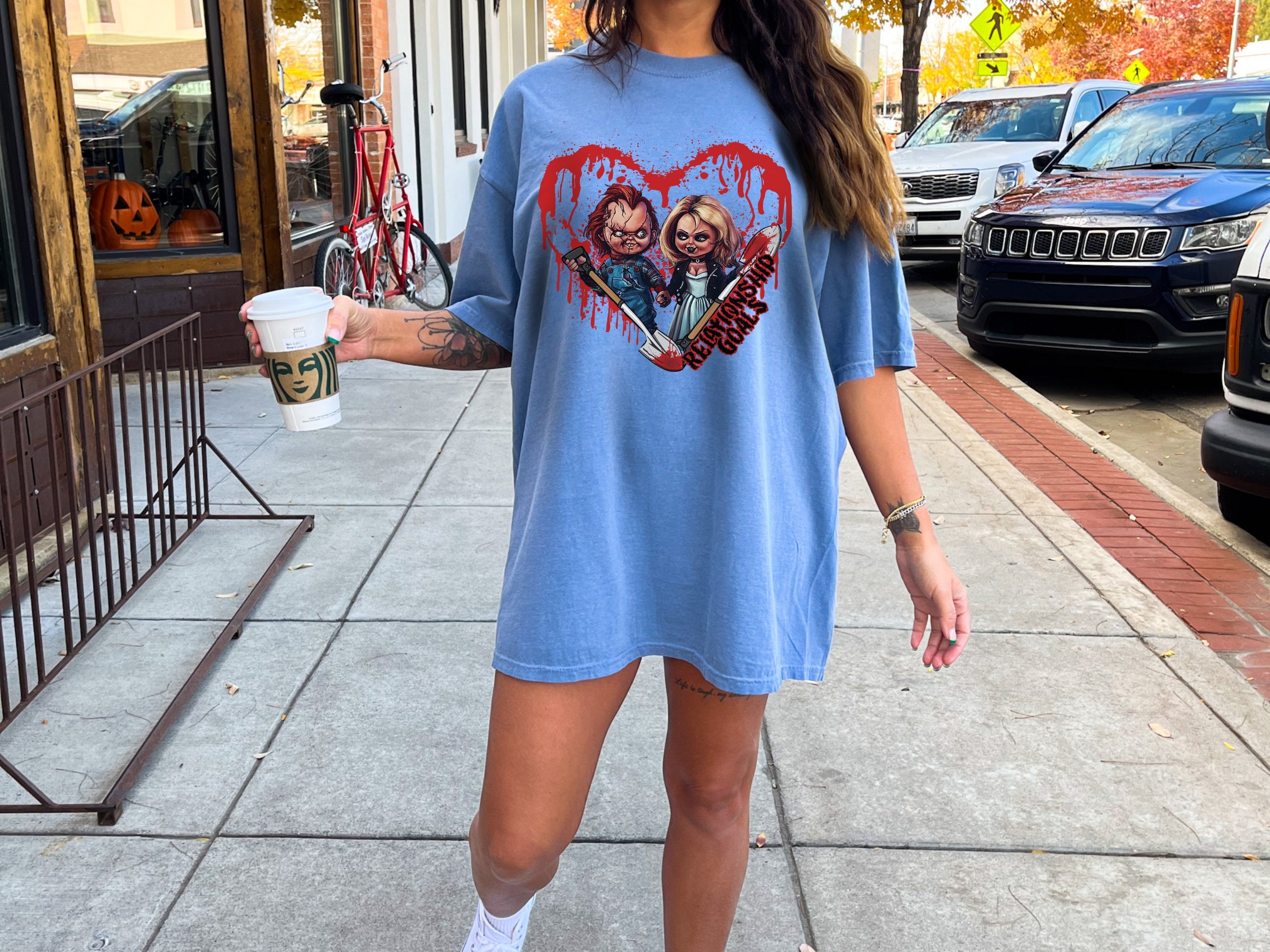 Chucky and Tiffany Comfort Colors Tshirt, Comfort Colors, Chucky Shirt ...