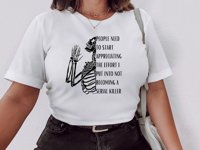 Becoming a Serial Killer T-shirt, Murder Mystery, True Crime Shirt ...