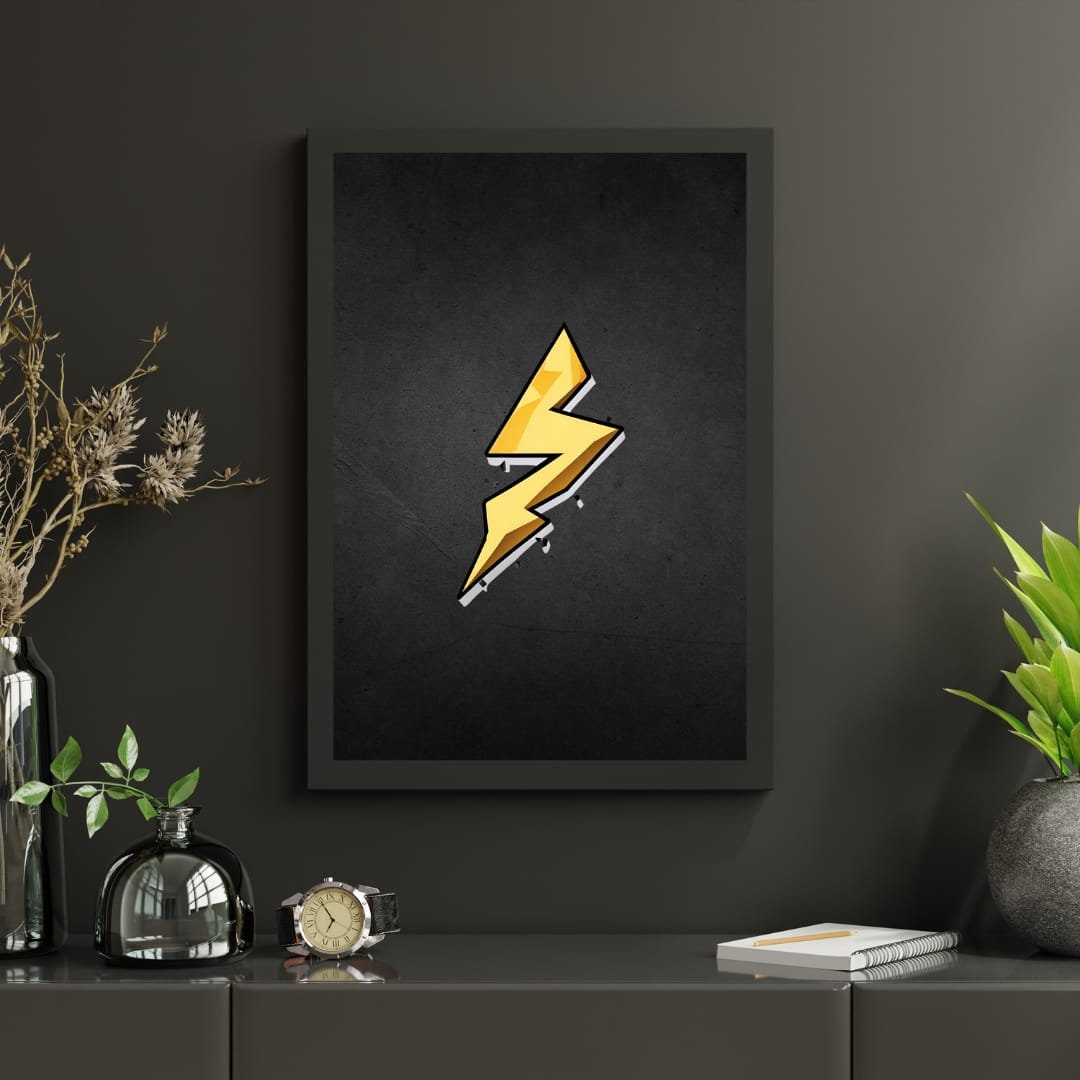 Lightning Bolt Graphic Design Instant Digital Download for DIY Projects ...