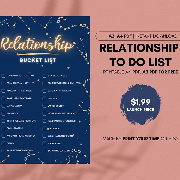 A3 to Do List - Etsy