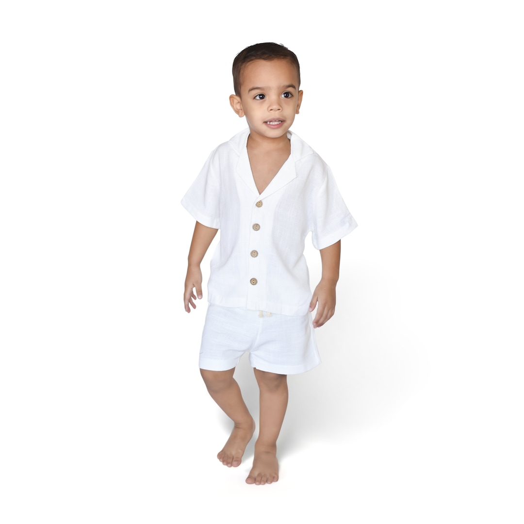 Kids Linen Set Summer Kids Set Beach Kids Set Fresh Kids Clothing ...