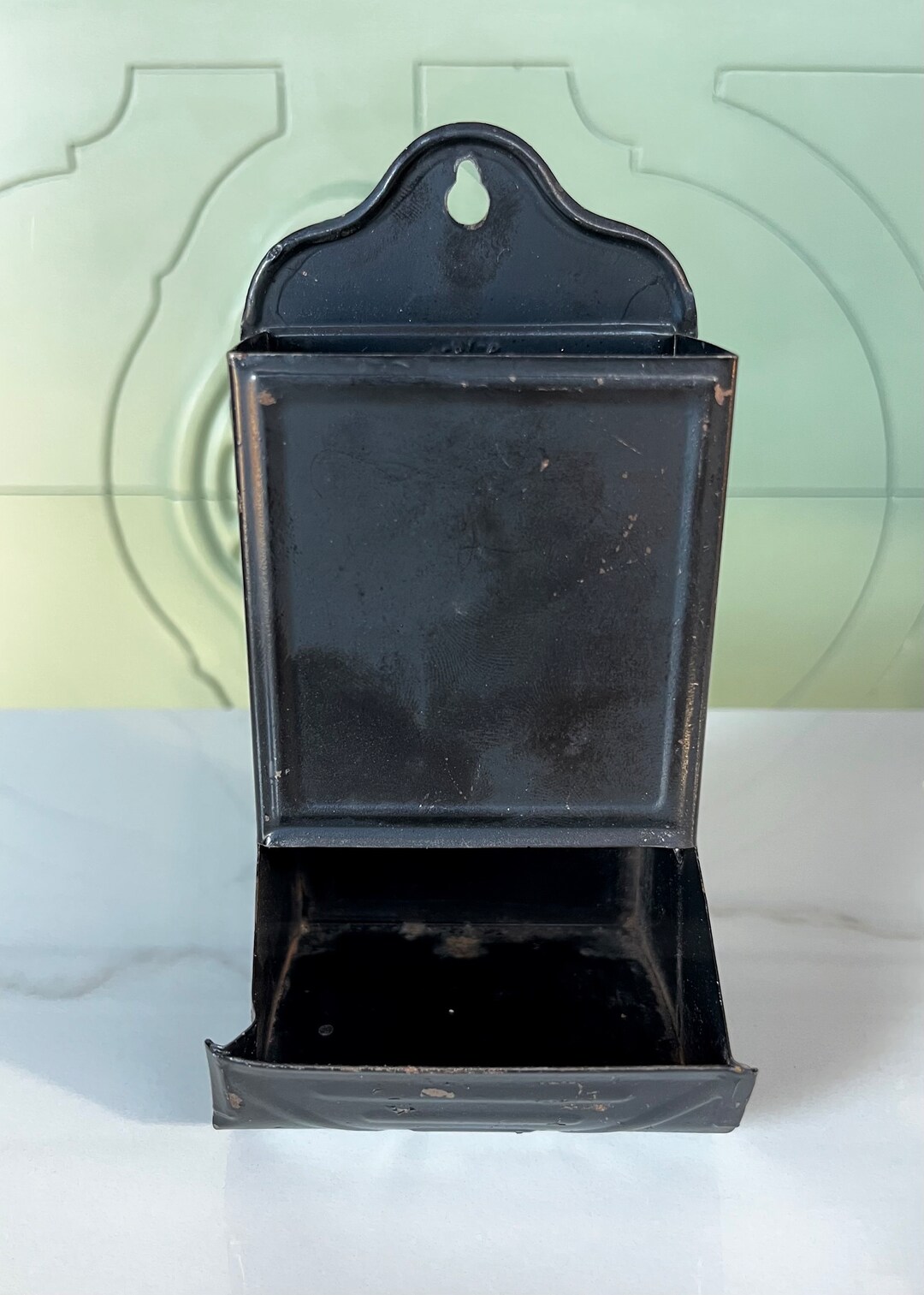 Vintage Metal Wall Mounted Matchstick Holder - Etsy