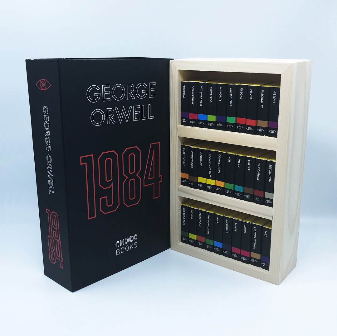 George Orwell 1984 Chocolate Library, There Are 30 Pieces of Chocolate ...