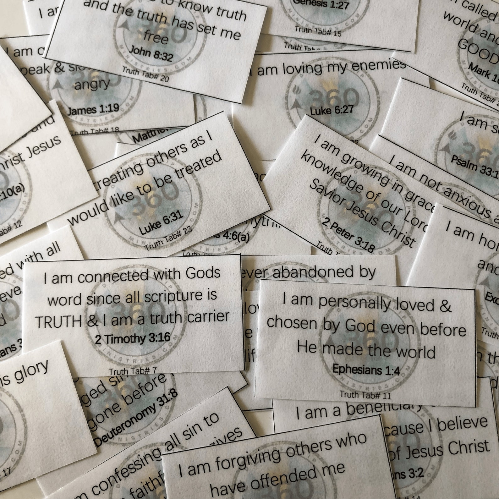 Truth Tab Box - Ages 11 - 17 Years - Christian Gift, Scripture, Bible ...