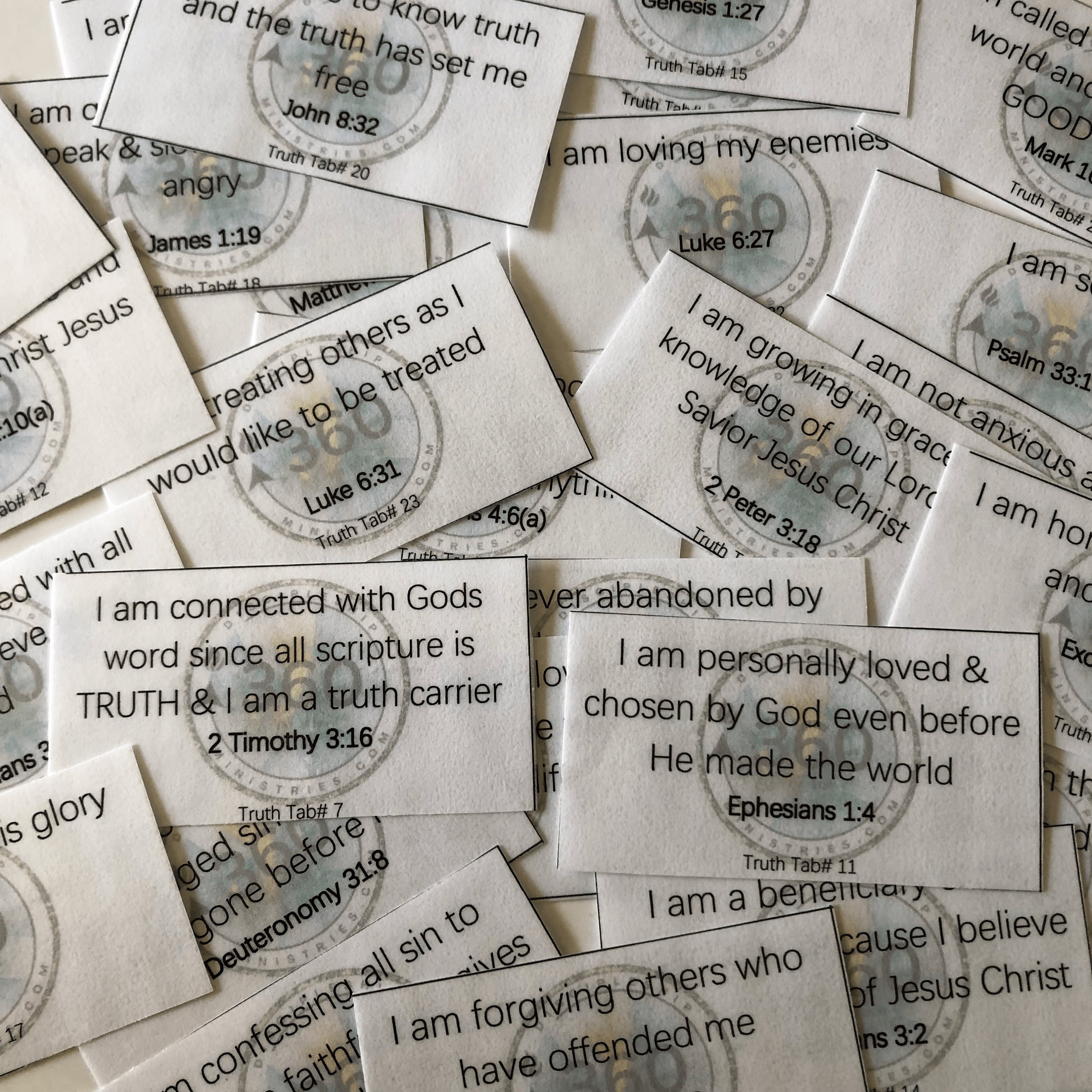 Truth Tab Box - Ages 11 - 17 Years - Christian Gift, Scripture, Bible ...