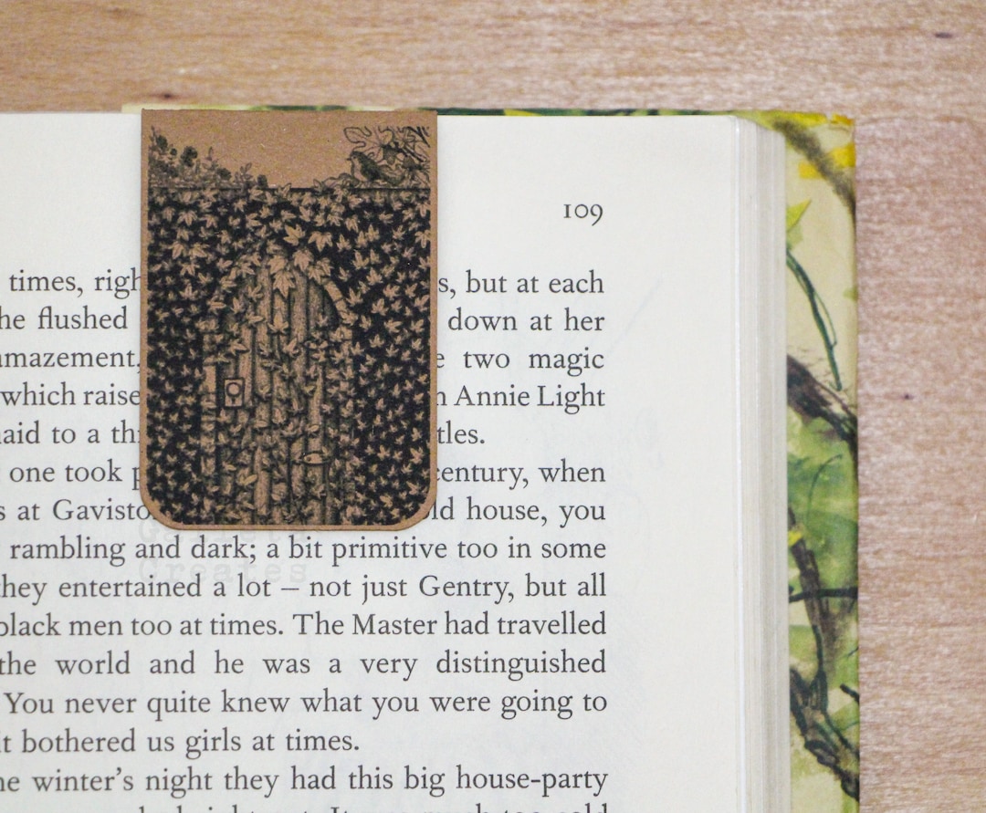 Secret Garden Magnetic Bookmark - Book Fan Art - Nature Magnetic ...