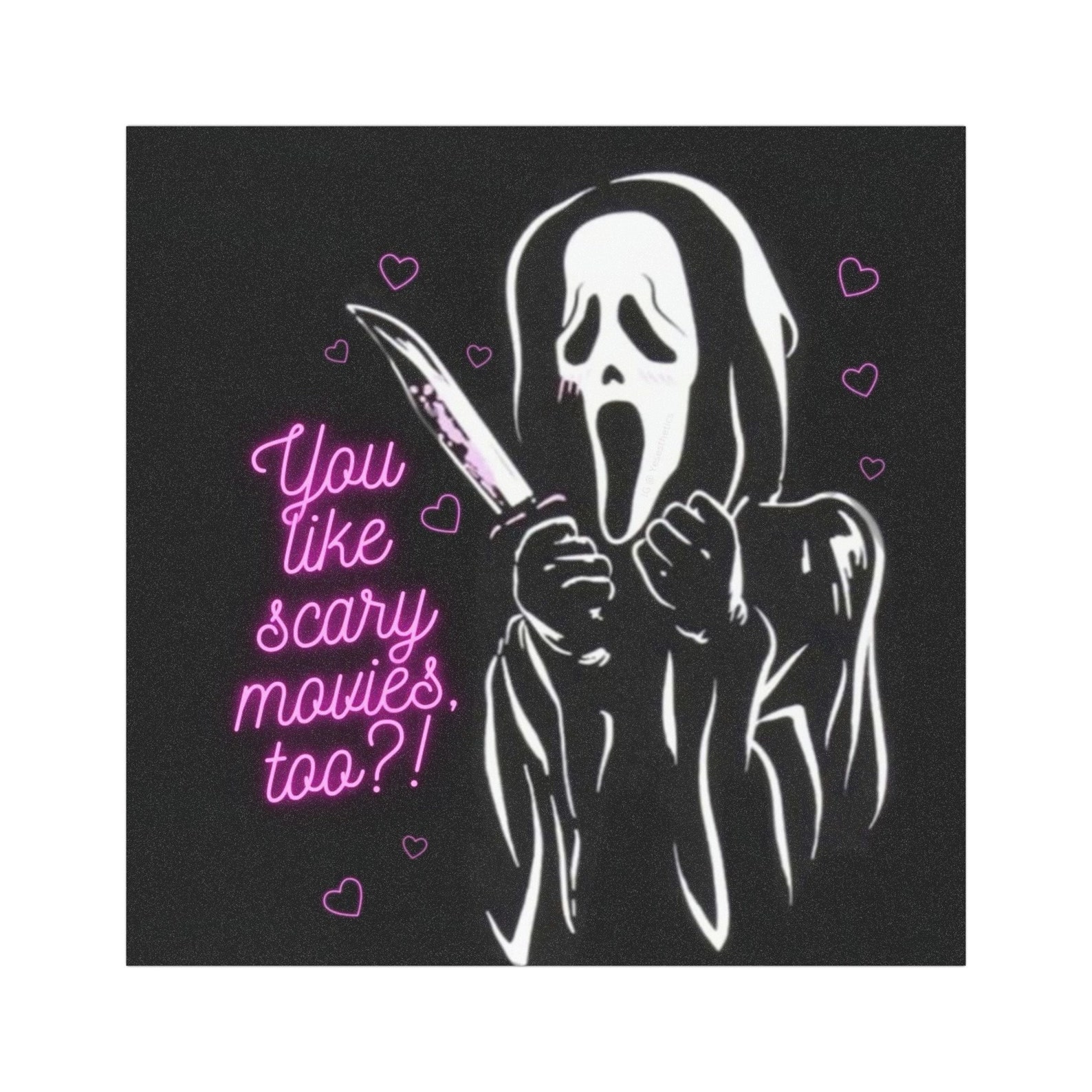 Scream, Ghostface Car Magnet - Etsy