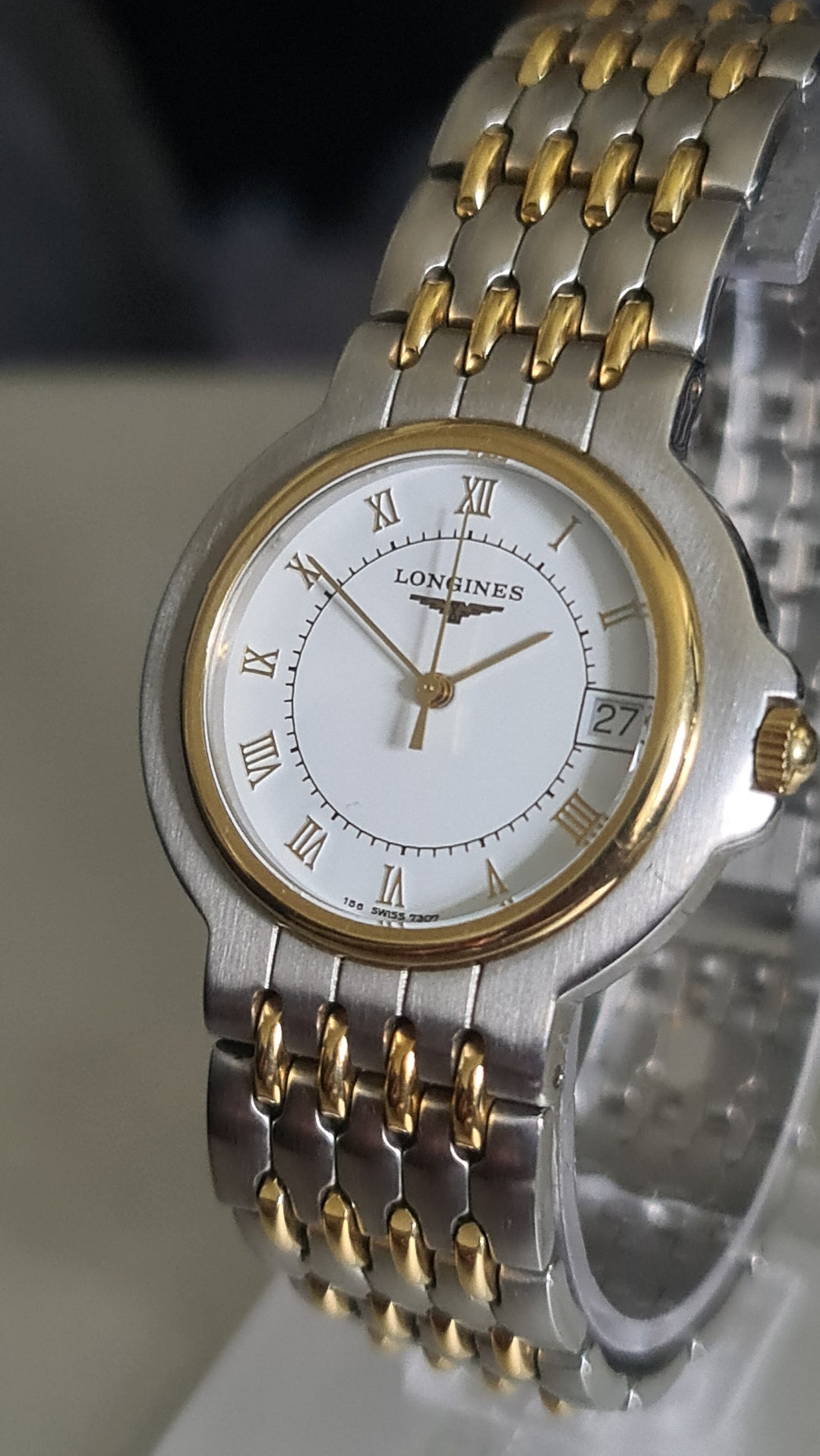 Stunning Mens LONGINES FLAGSHIP Bicolour Stainless Steel Quartz ...