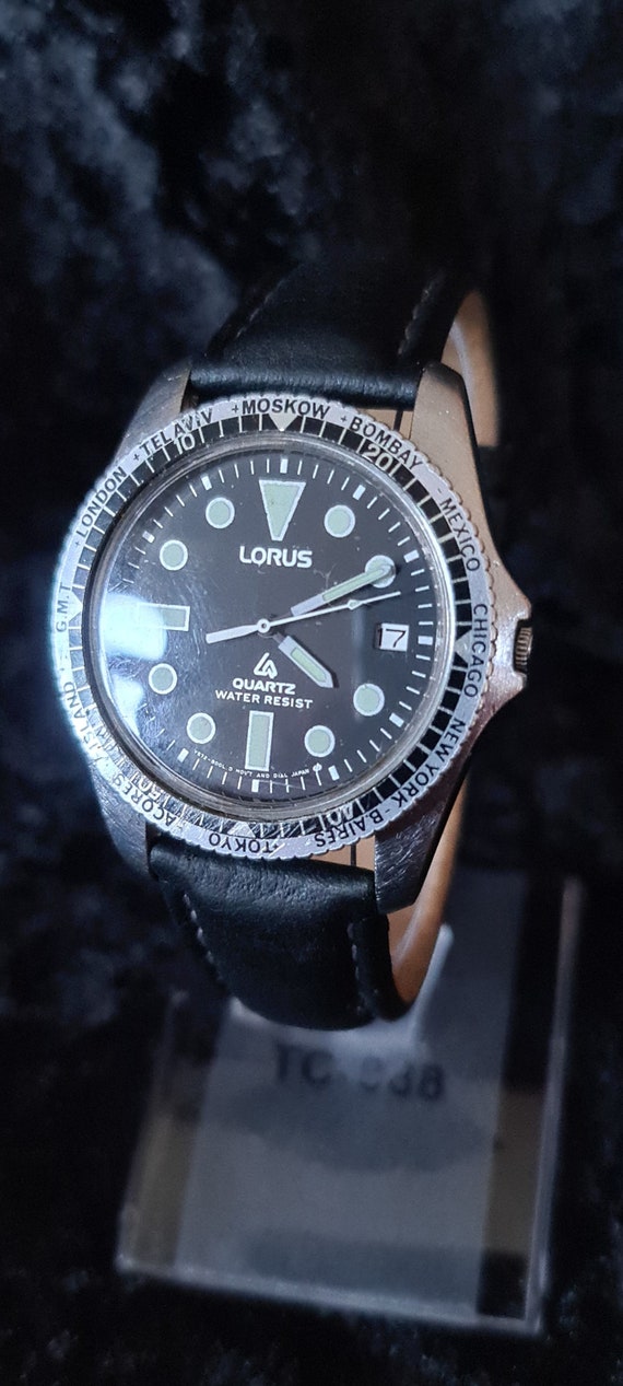 Vintage Lorus Divers by Seiko 80s with Rotating Bezel - Gem