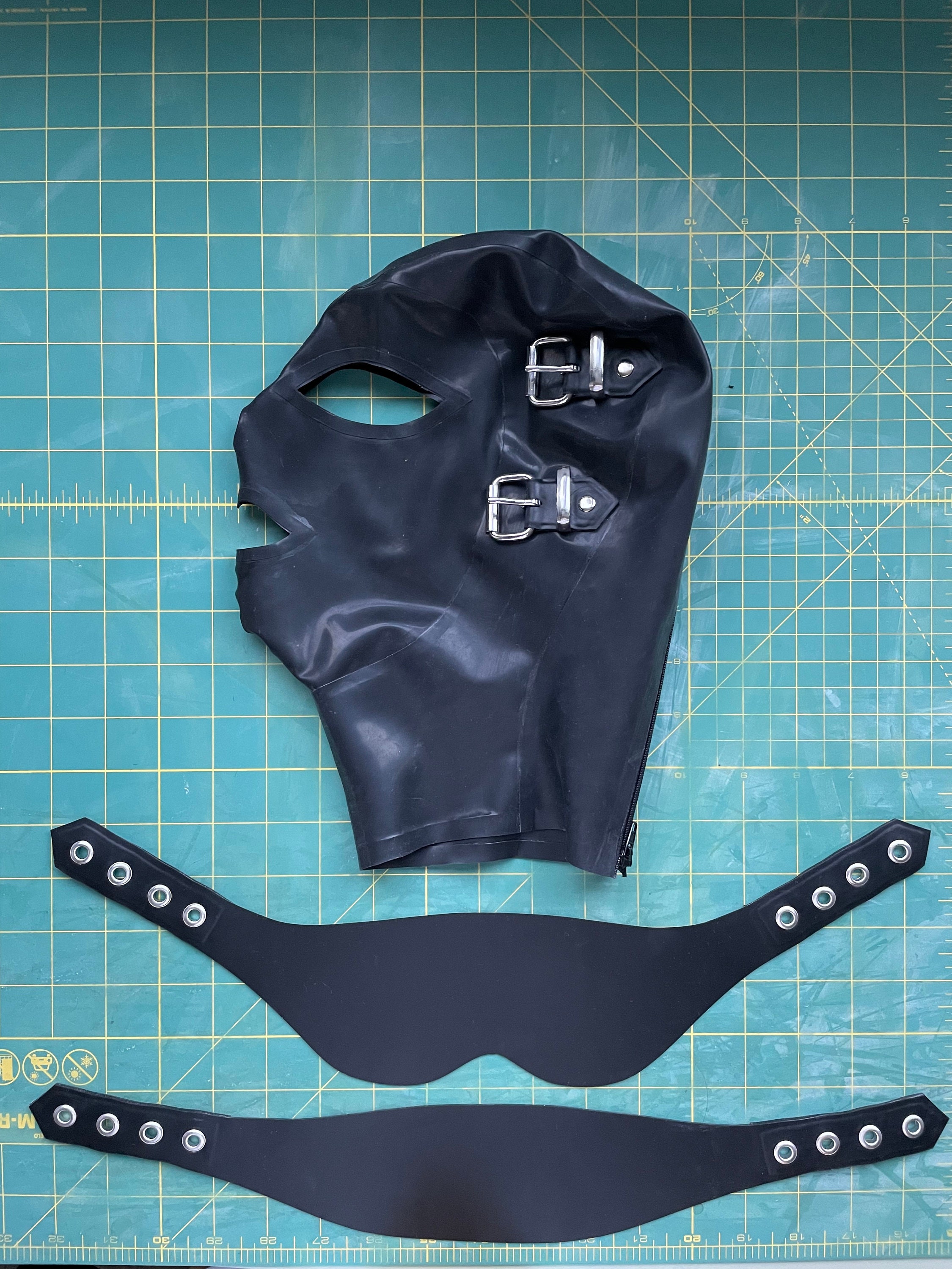 Custom Made Sensory Deprivation Classic Black Latex Hood - Etsy