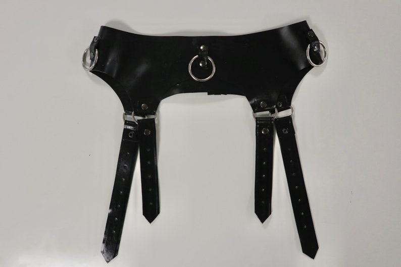 Latex Forced Orgasm Control Harness Belt Suspender Fully Etsy